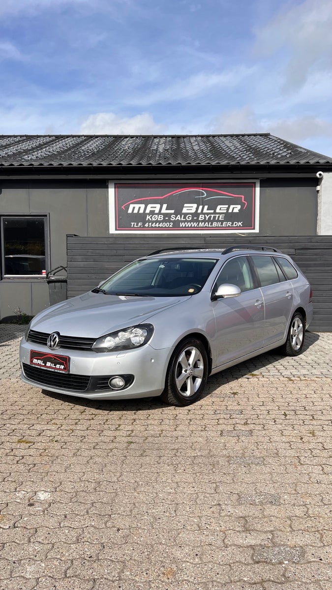 VW Golf VI 1,4 TSi 122 Highline Variant DSG 5d(SOLGT) – MAL Biler – Din ...